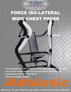 Force Wide Chest Press | Colorado Cardio